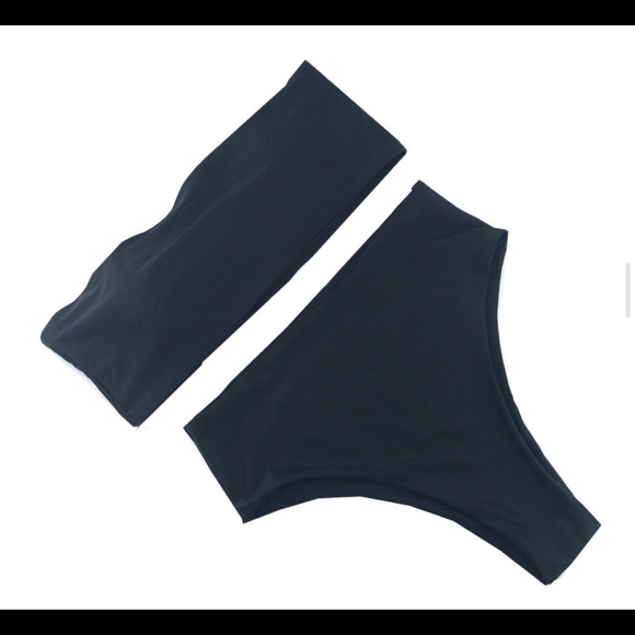 Glitz & Glam | Swim | Simply Chic Bandeau Bikini Set | Poshmark